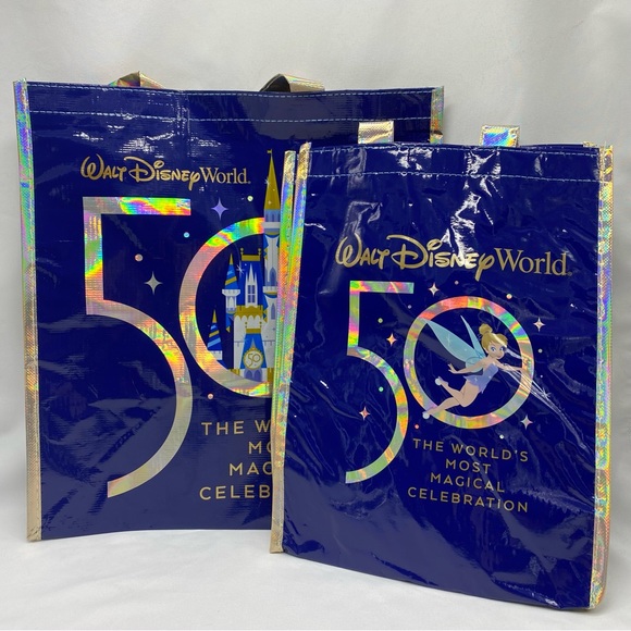 Disney | Bags | Walt Disney World 5th Anniversary Reusable Shopping ...